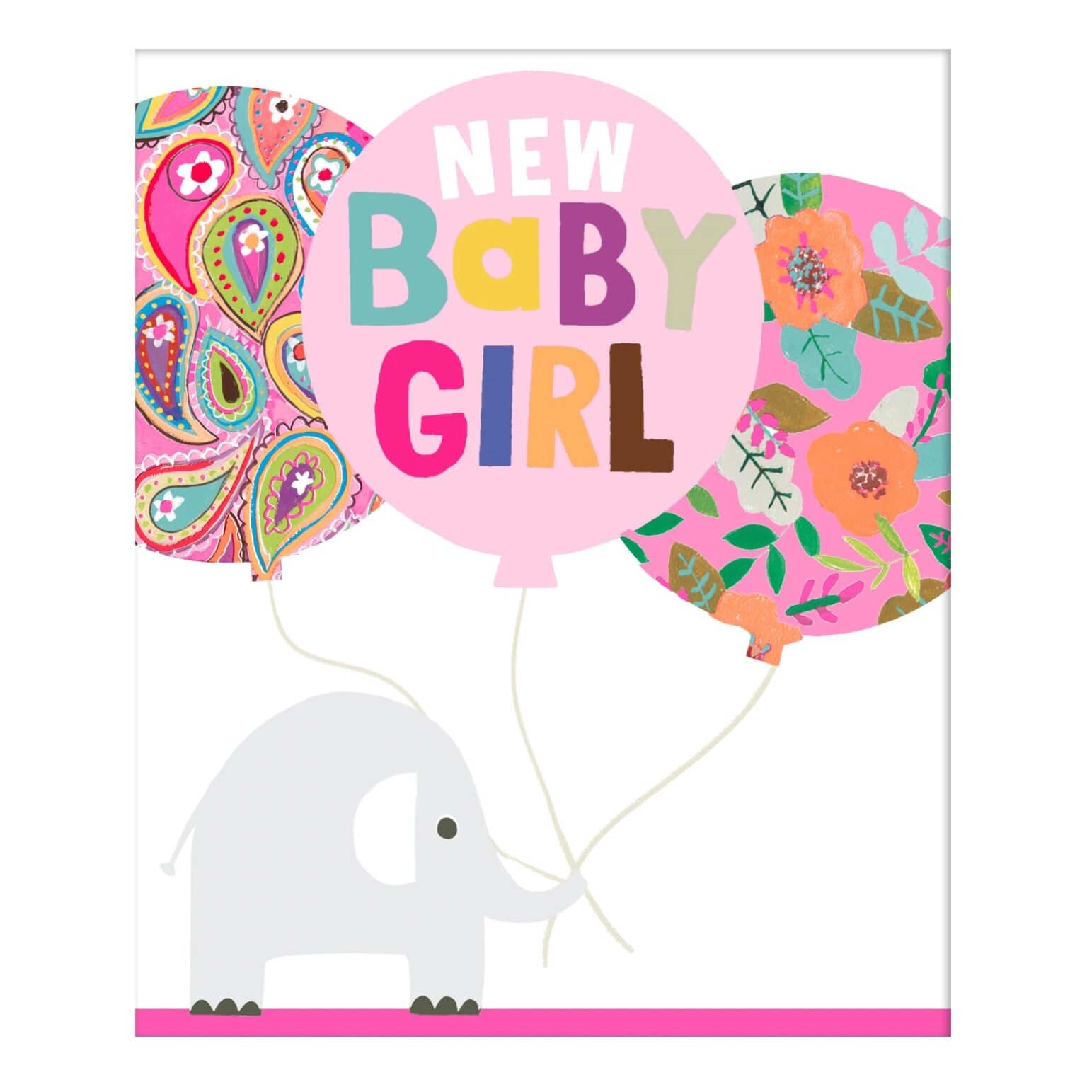 Paper Salad Hello Baby Boy Card - Babyeze